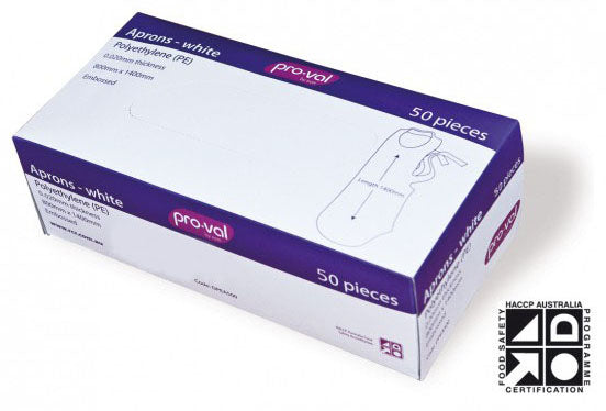 Proval PE Disposable Apron (White) – Mable Direct