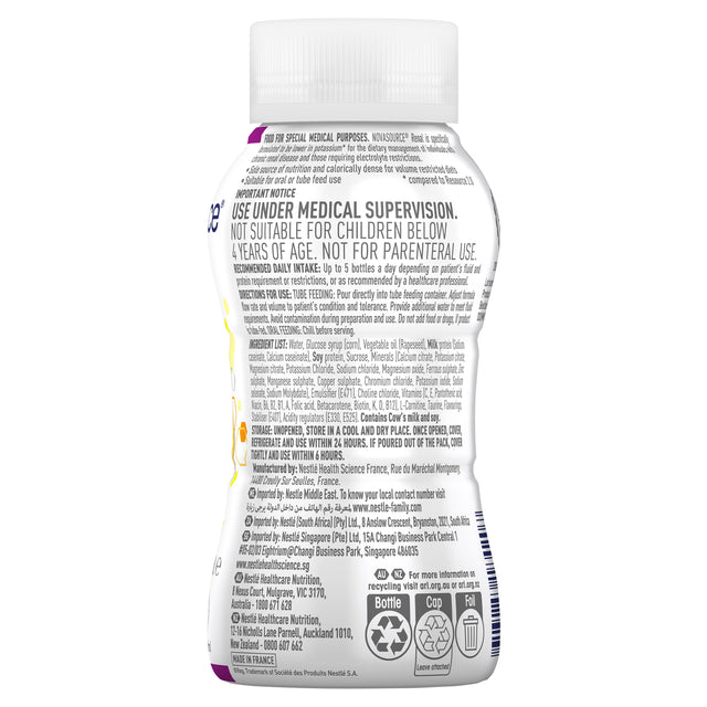NOVASOURCE Renal (Vanilla) 200mL – Mable Direct